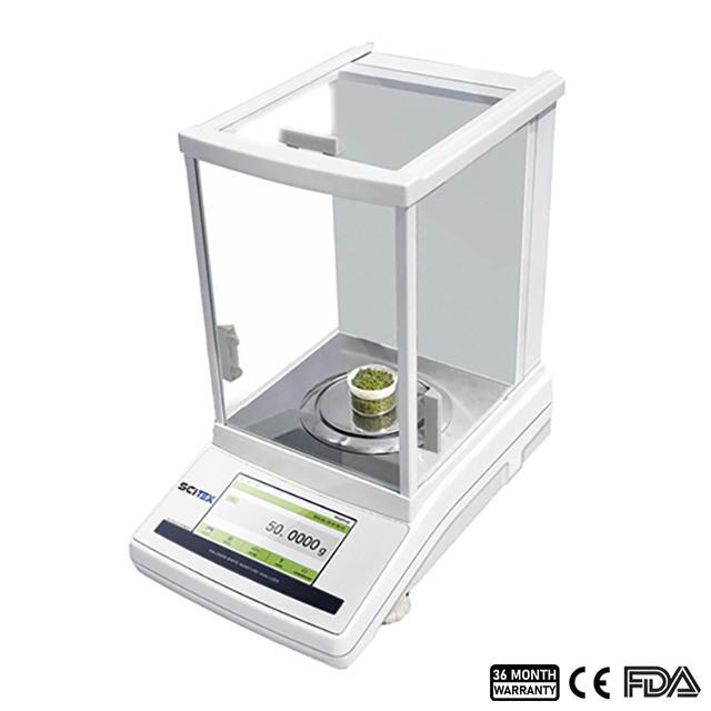 0.0001g Internal Calibration Electronic Analytical Balance - Scitek