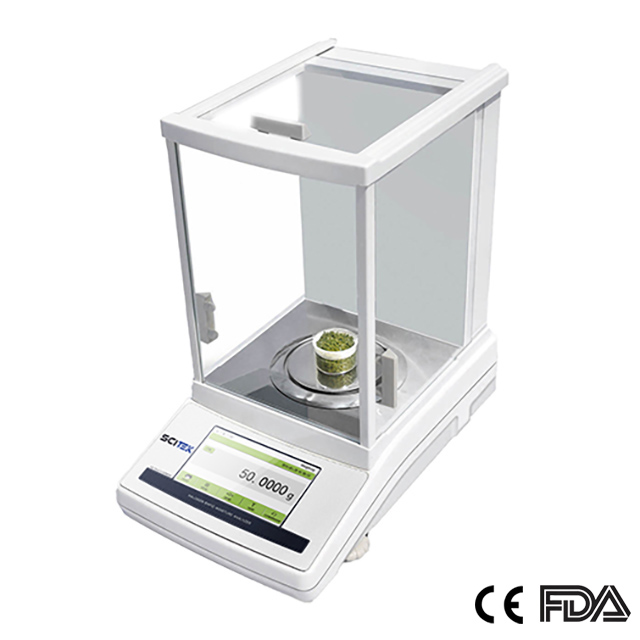 Electronic Analytical Balance,0.0001g, Touch panel, Internal ...